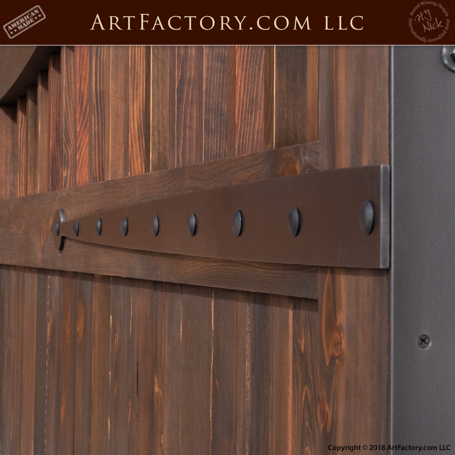 Automatic Opening Estate Gate: Custom Solid Wood Inverted Arch Design