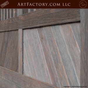 Inverted Arch Estate Gate: Custom Handmade From Genuine Solid Wood