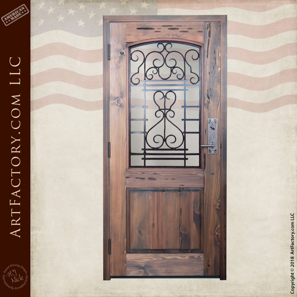 Custom Fine Art Door: Original Design By Award Winning Artist H.J. Nick
