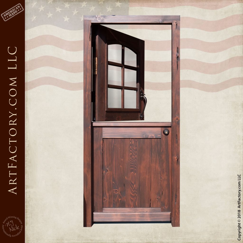 Custom Wooden Dutch Door: Made In The U.S.A. By Master Craftsmen