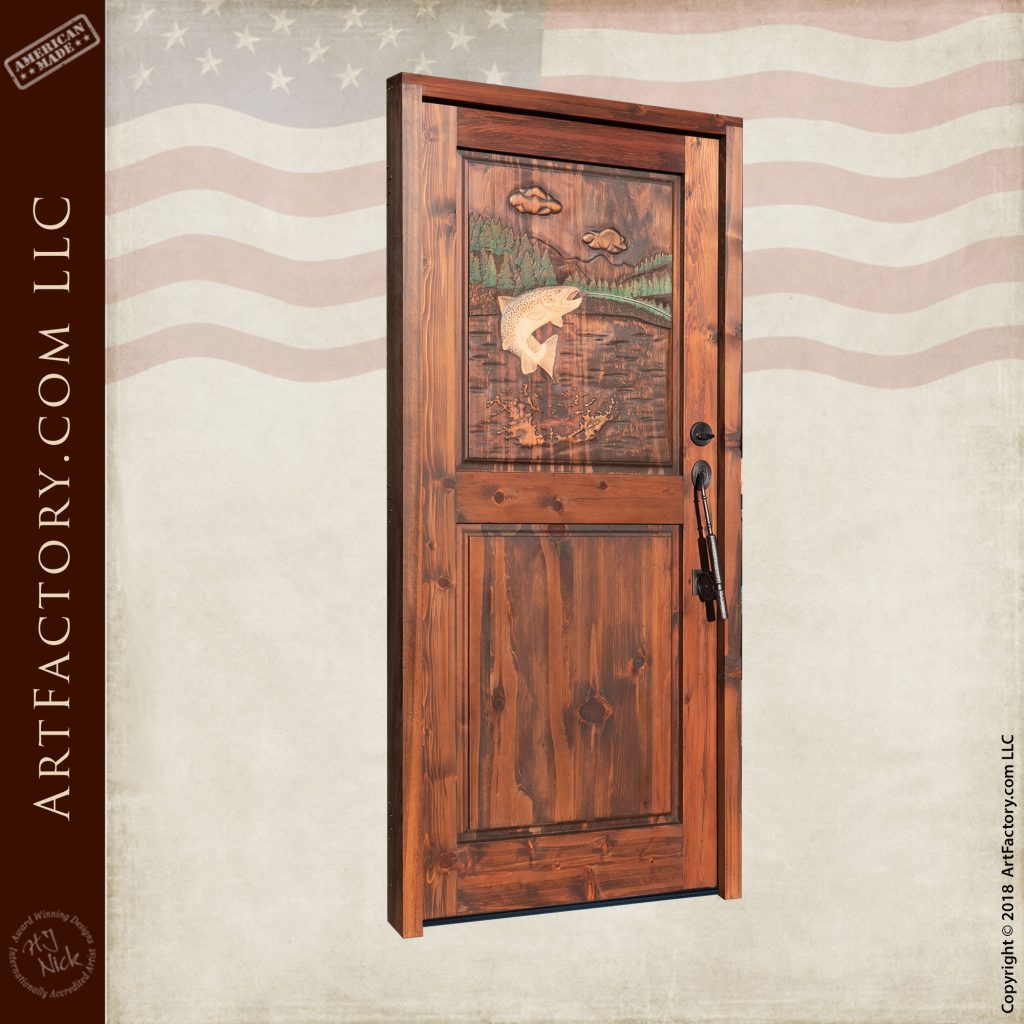 The Eagles Custom Door: With Album Cover Inspired Hand Carving