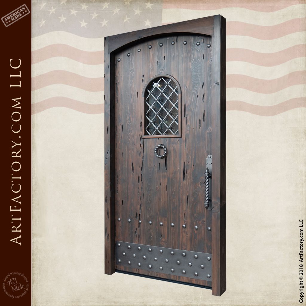Medieval Style Fortress Doors: Includes Fully Customizable Hardware