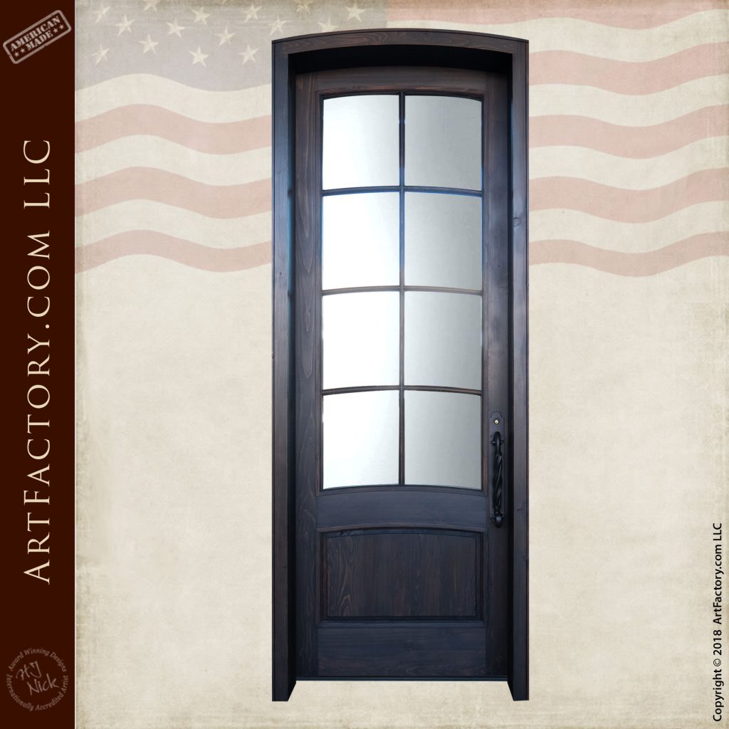 Contemporary Custom Double Doors: Handcrafted From Natural Materials