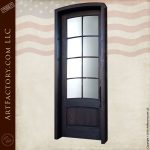 8 Panel Custom Door: Contemporary Fine Art Solid Wood Entrance