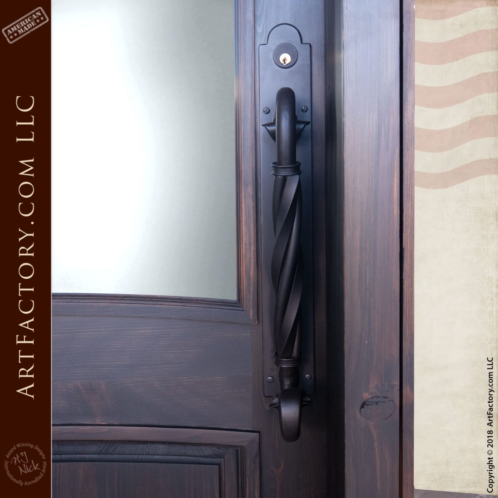 8 Panel Custom Door: Contemporary Fine Art Solid Wood Entrance