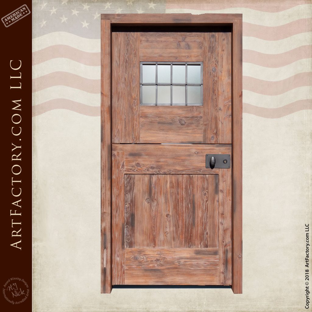 Custom Dutch Grand Entrance: Fine Art Solid Wood Door With Transom