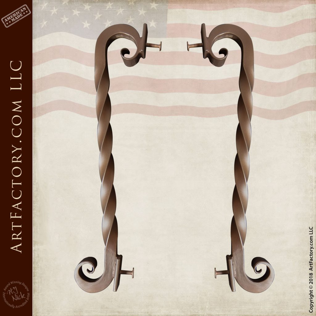 Custom Iron Appliance Handles: Hand Forged By Master Blacksmiths