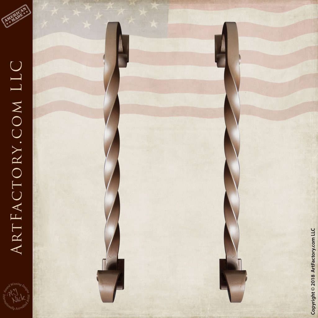 Custom Iron Appliance Handles: Hand Forged By Master Blacksmiths