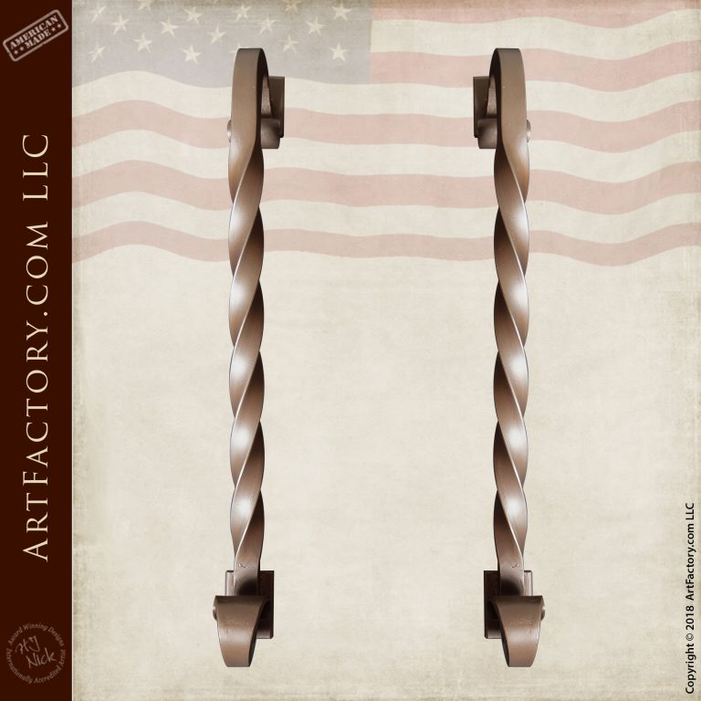 Custom Iron Appliance Handles: Hand Forged By Master Blacksmiths