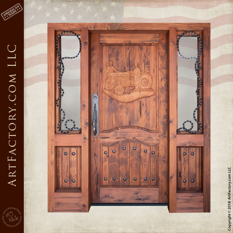 Old West Saloon Door: Custom Handmade From Genuine Solid Wood