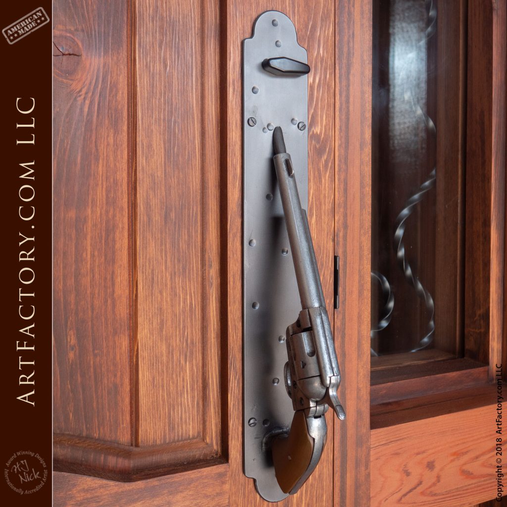 Tractor Brothers Front Door: Custom Western Carved Entrance