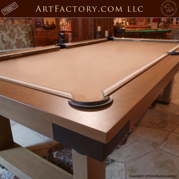 Custom Contemporary Pool Table: Certified Fine Art By H.J. Nick
