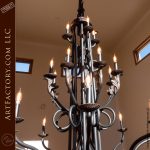 Fine Art Copper Chandelier: Handmade By Master Blacksmiths