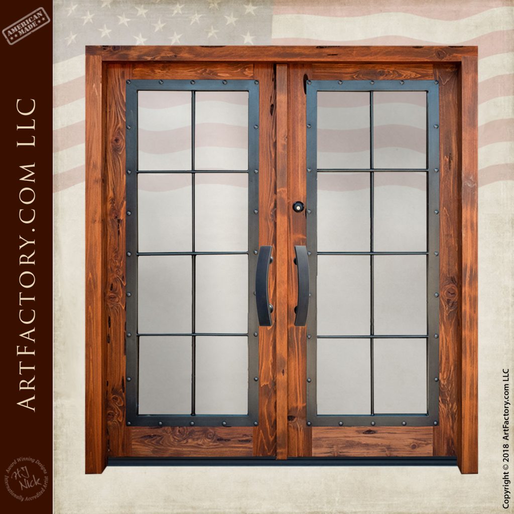 Contemporary Custom Double Doors: Handcrafted From Natural Materials