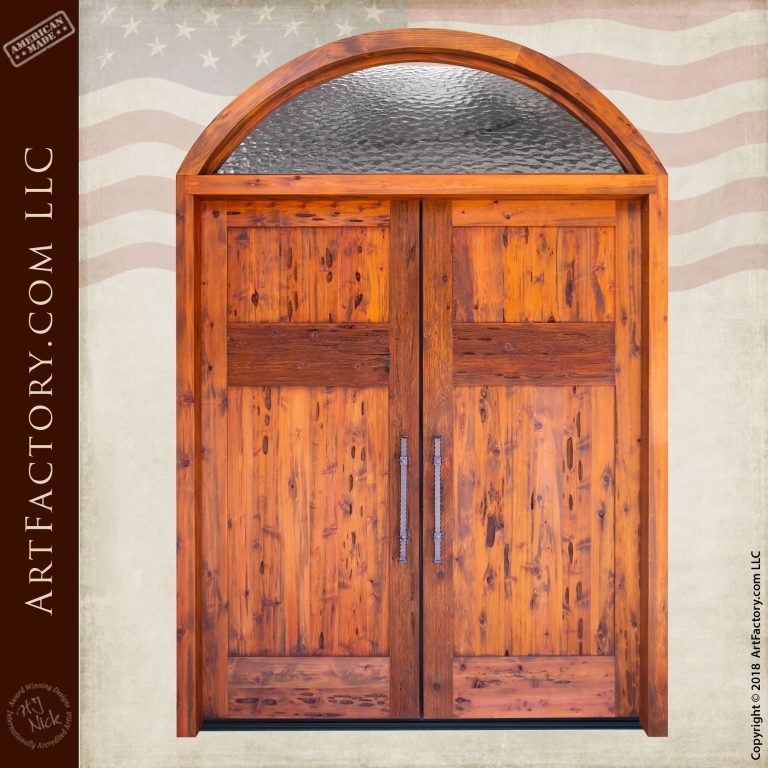 Medieval Style Castle Doors: With Custom Hand Forged Hardware