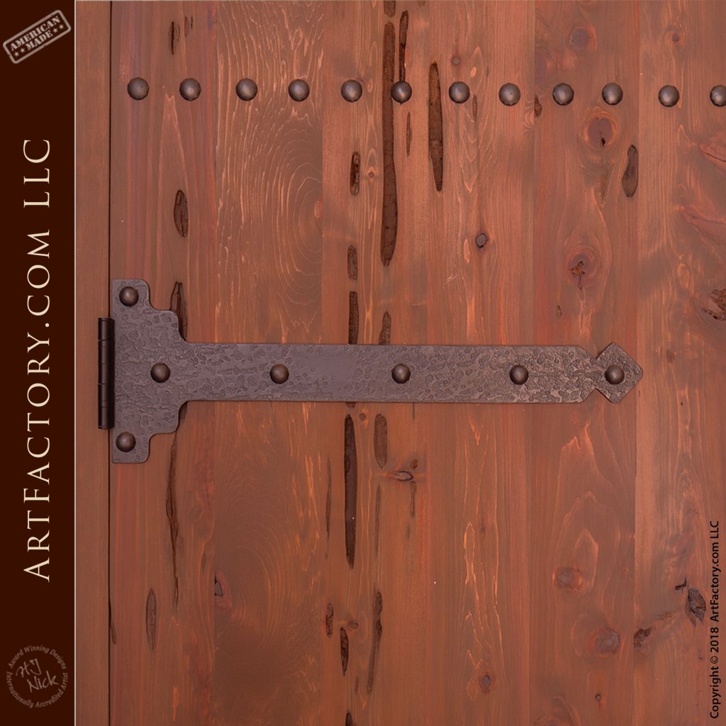 Custom Fortress Grand Entrance: Medieval Iron Door Hardware