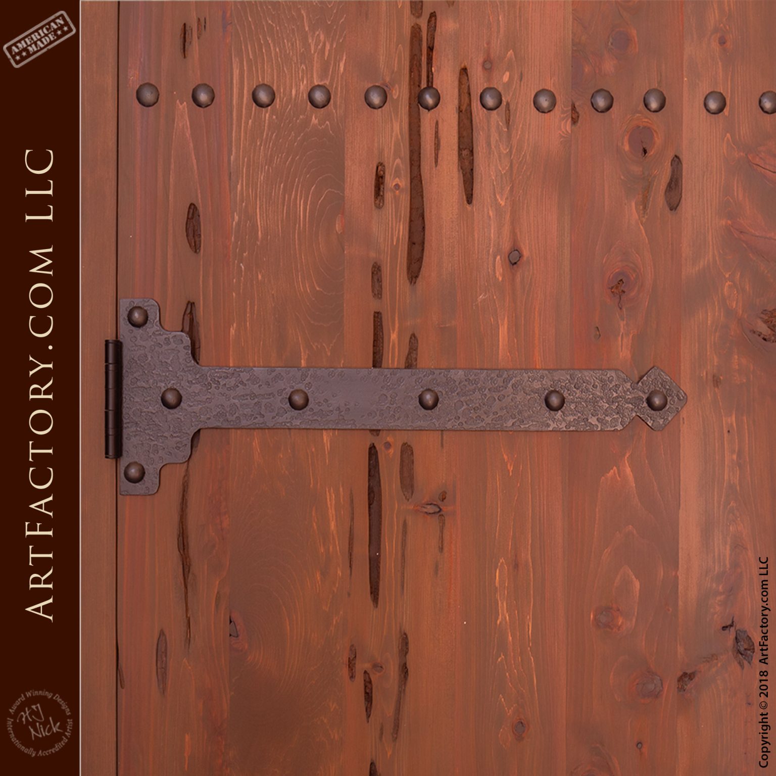 Custom Fortress Grand Entrance: Medieval Iron Door Hardware