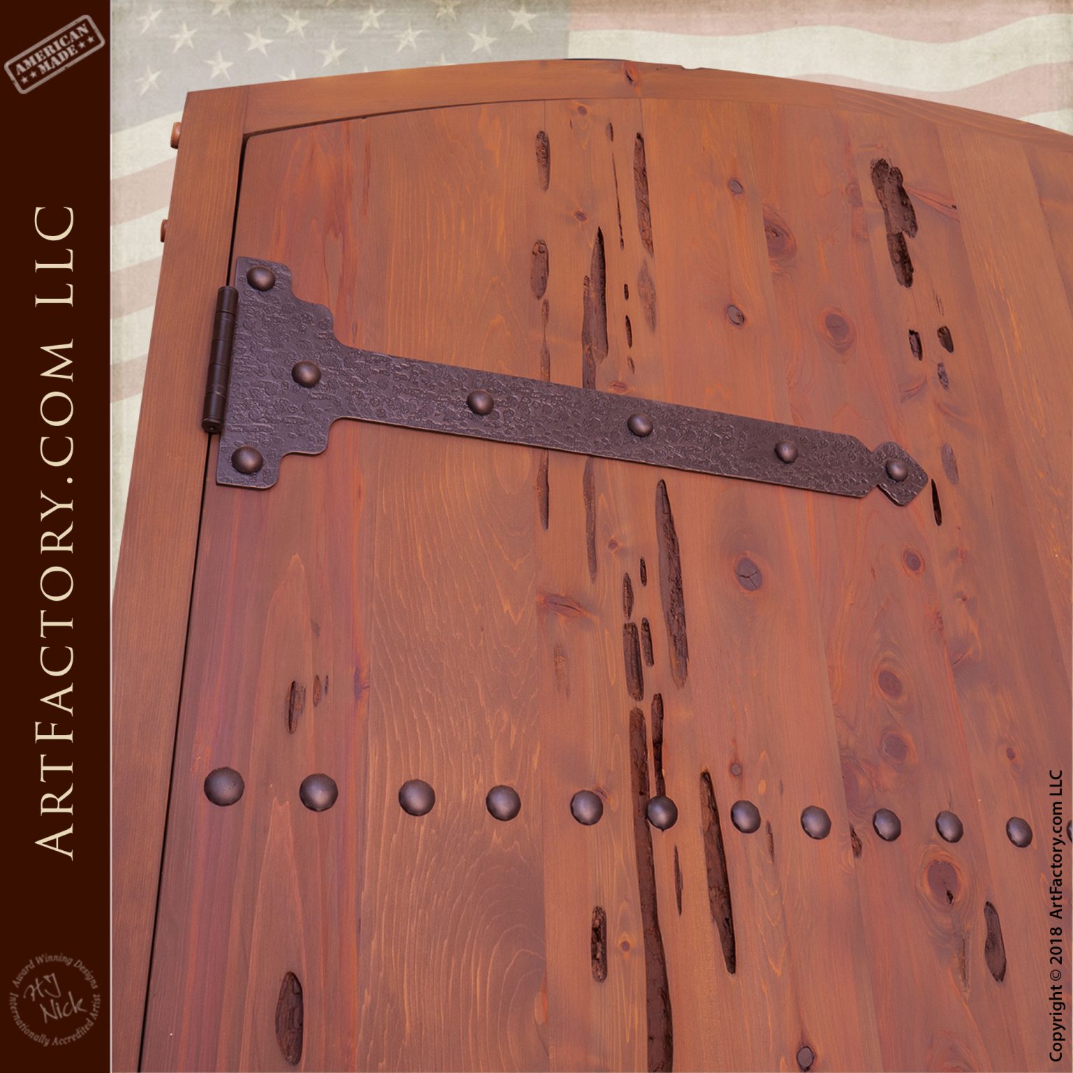 Custom Fortress Grand Entrance: Medieval Iron Door Hardware