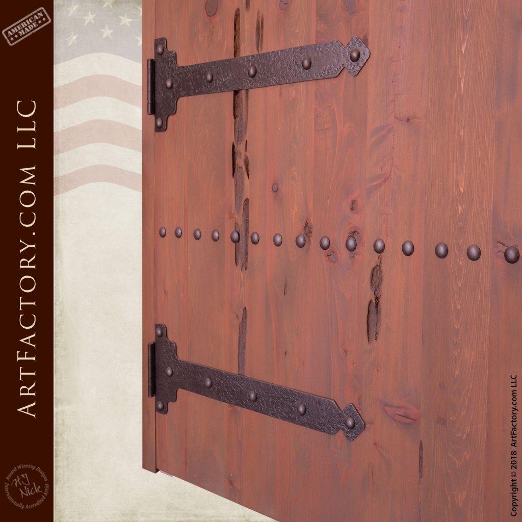 Custom Fortress Grand Entrance: Medieval Iron Door Hardware