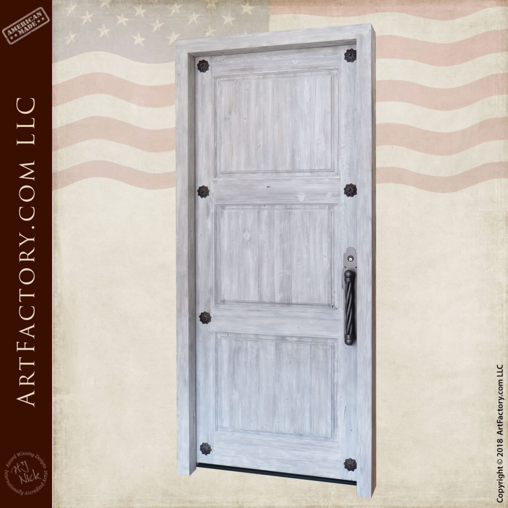 Custom 3 Panel Door: Handmade-To-Order By Master Craftsmen