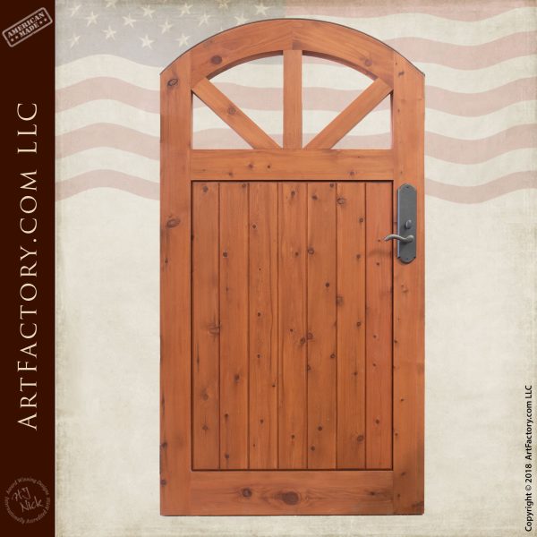 Custom Planked Garden Gate: Handmade By Master Craftsmen