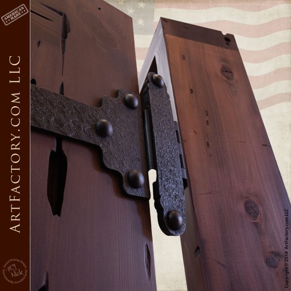 Custom Medieval Peekeasy Door: Working Portal Iron Security Grill