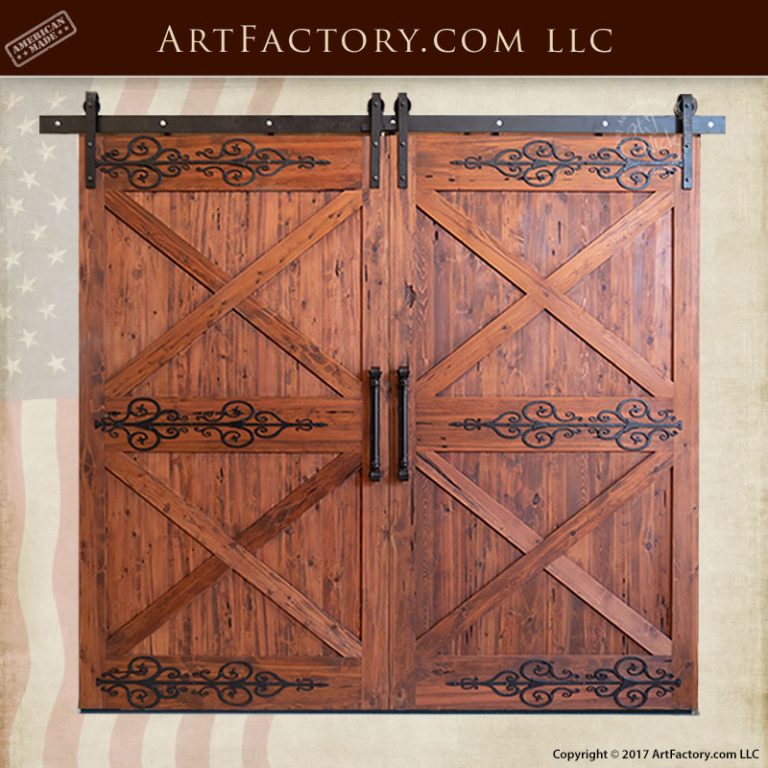 Western Style Doors: Hand Forged Fine Art Custom Hardware