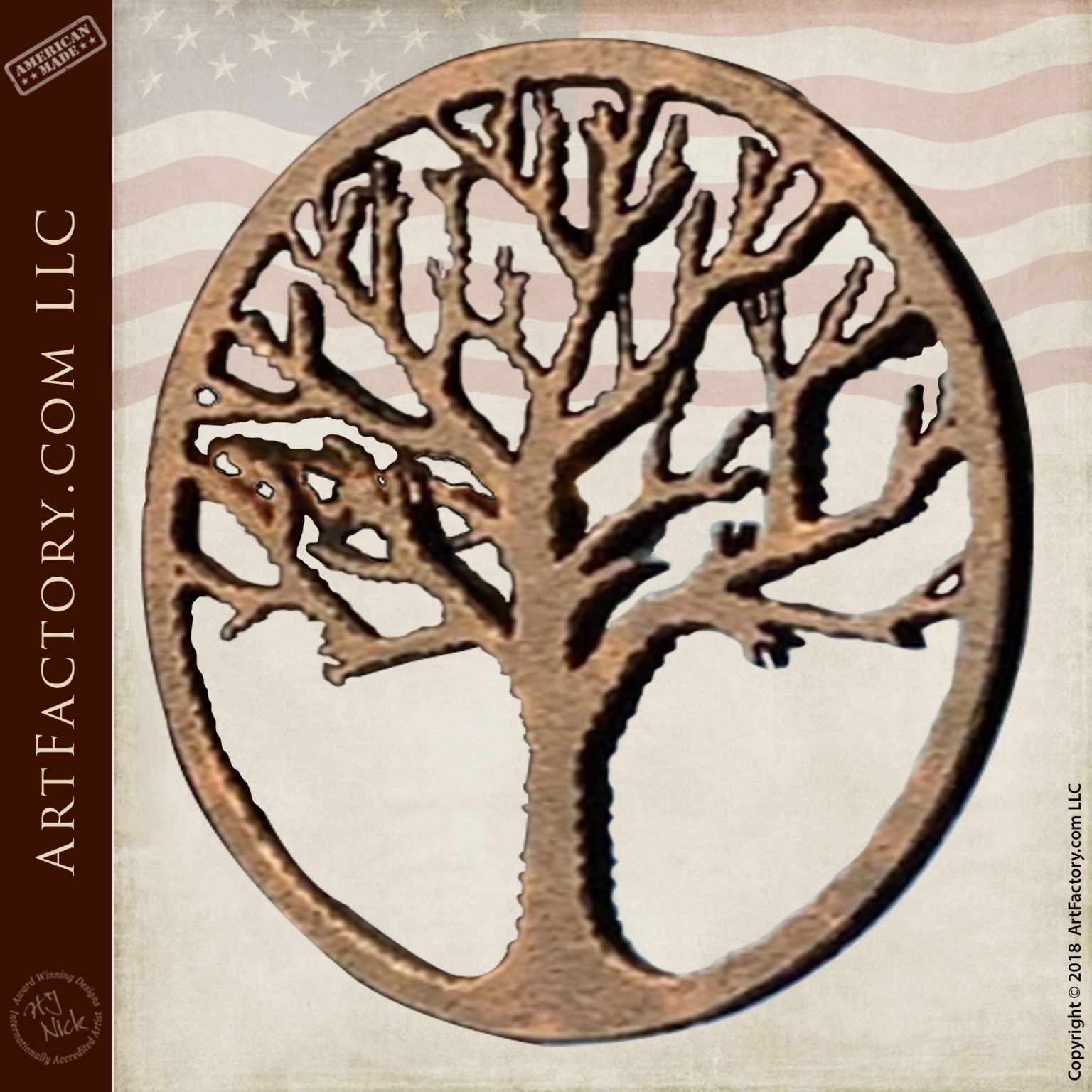 Tree of Life Magnets: Customized Hand Forged Iron Accent Pieces