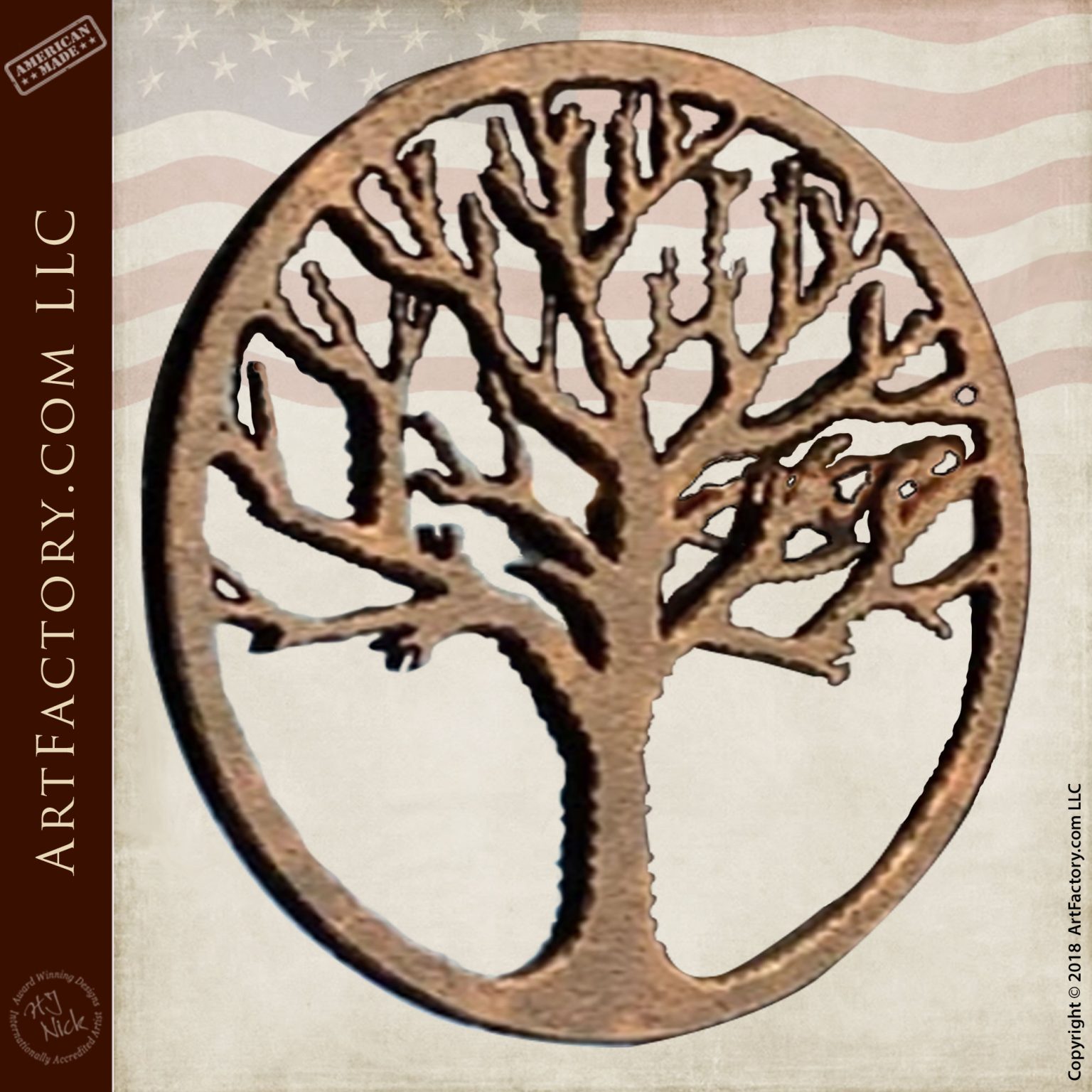 Tree of Life Magnets: Customized Hand Forged Iron Accent Pieces