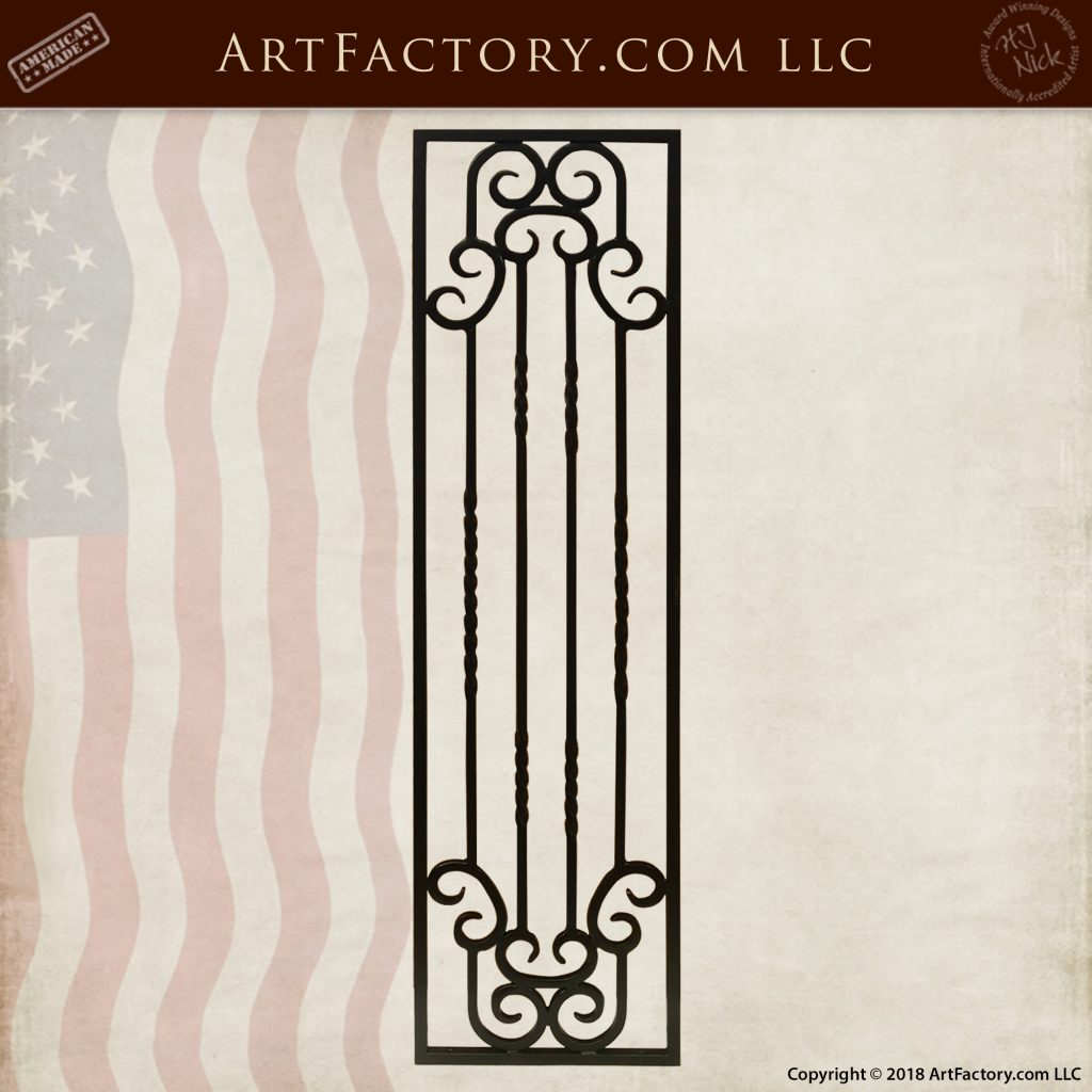 Custom Scroll Window Grills: Master Blacksmith Hand Forged Iron