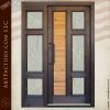 8 Panel Custom Door: Contemporary Fine Art Solid Wood Entrance