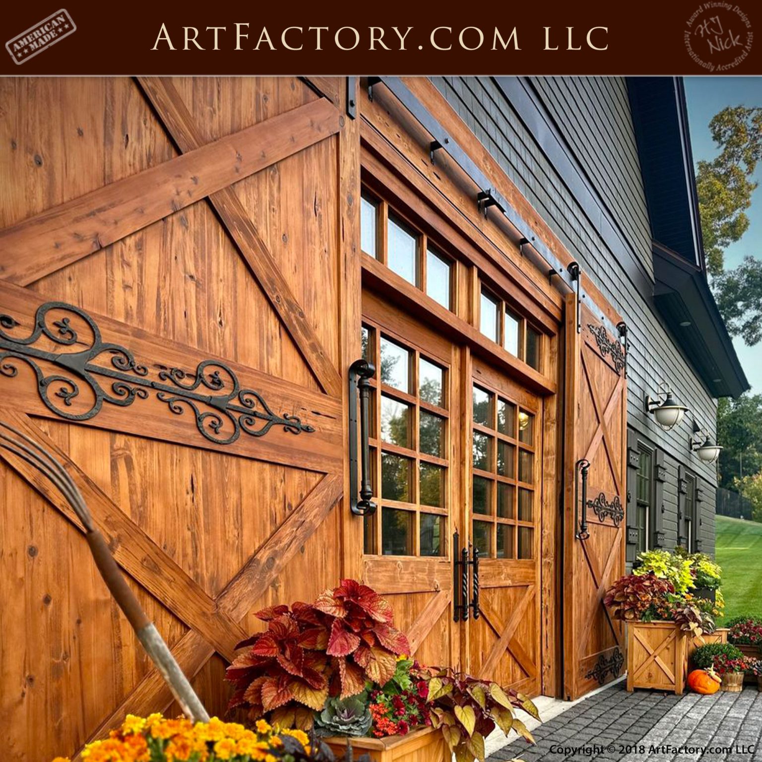 Custom Barn Doors | Solid Wood Doors | Custom Doors | Custom Iron ...