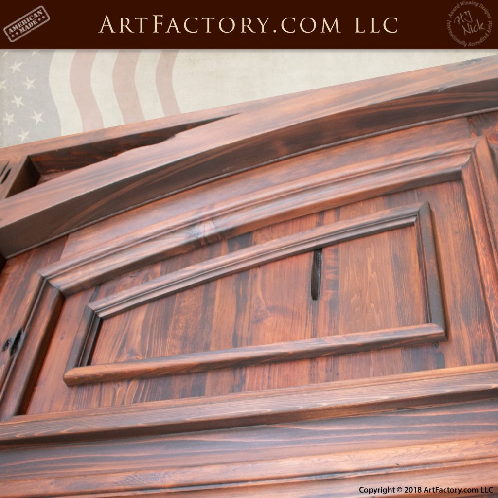 3 Panel Double Doors: Semi Arched With Custom Sidelights