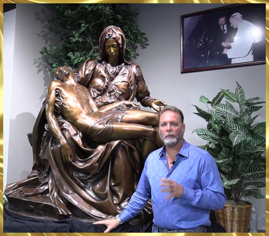 Pietà – Monumental Bronze Masterpiece by Lorenzo Ghiglieri