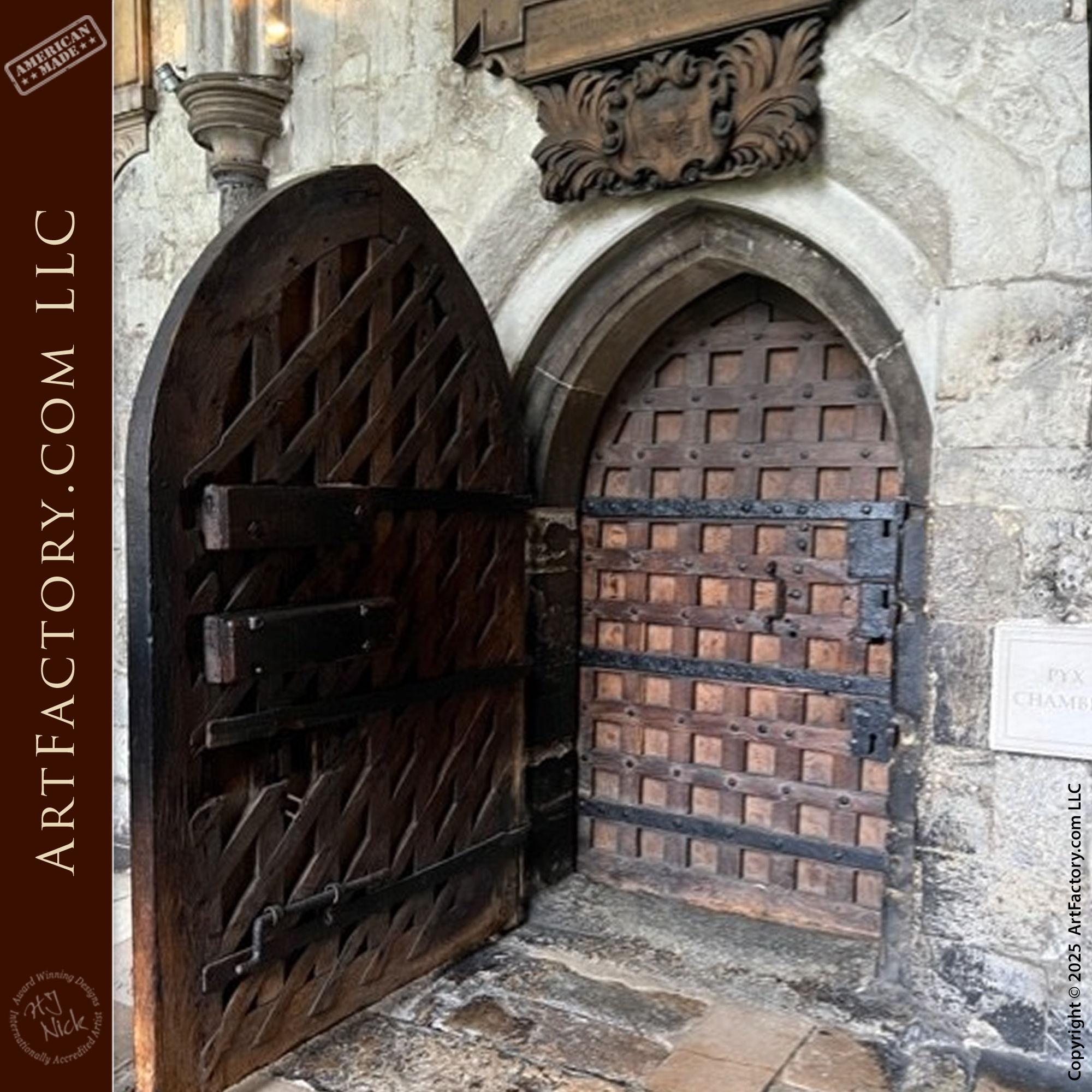 Medieval-Style Custom Doors | Handcrafted by ArtFactory.com