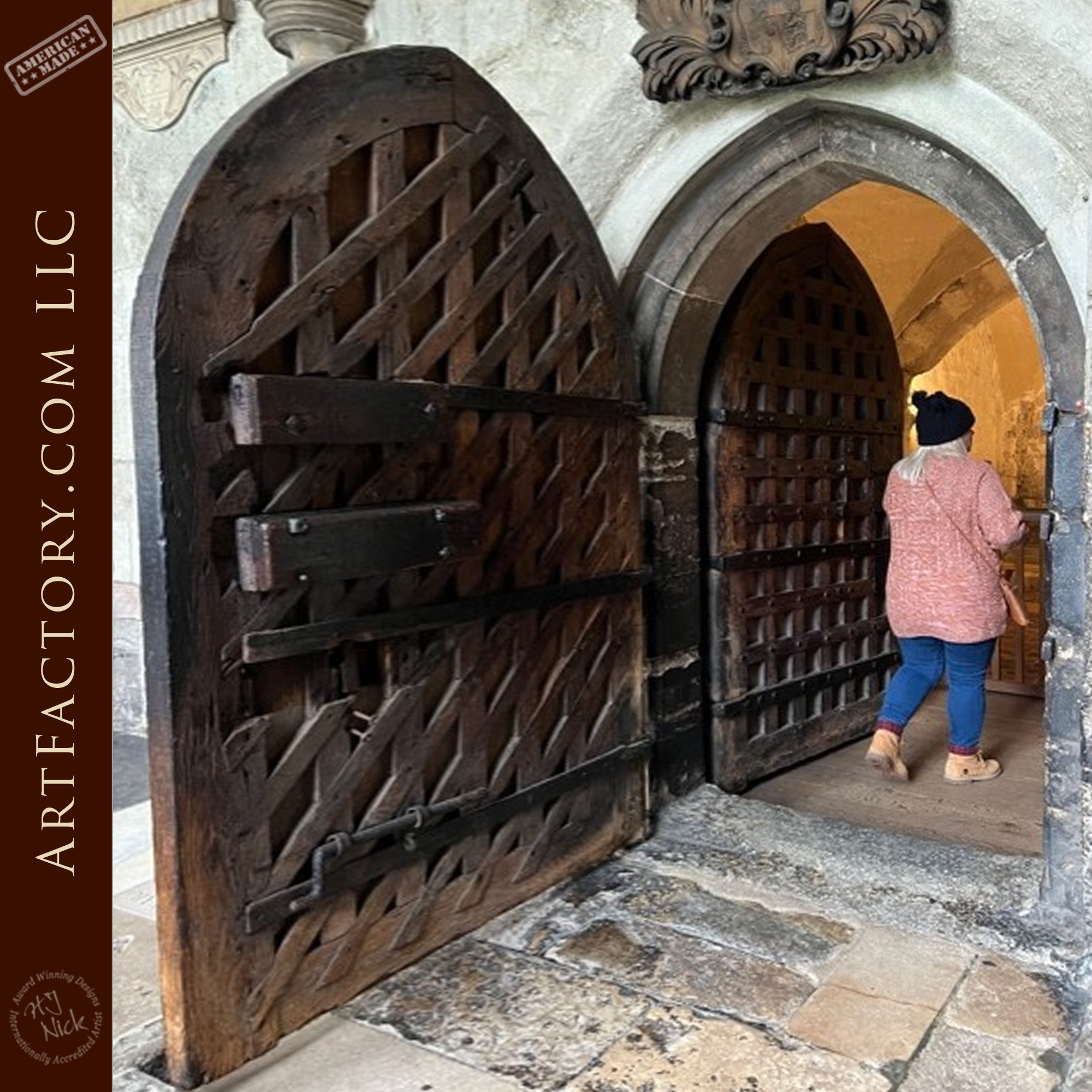 Medieval-Style Custom Doors | Handcrafted by ArtFactory.com