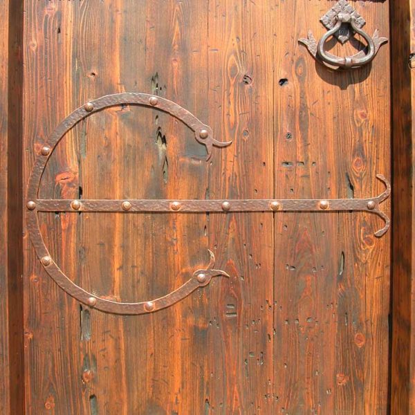 Entrance Gate| Vikings Iron Work Gates | Antique Gate | Wood Garden ...