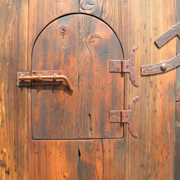 Entrance Gate| Vikings Iron Work Gates | Antique Gate | Wood Garden ...