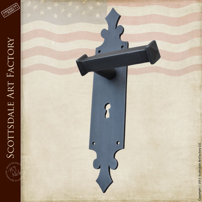 custom wrought iron door pulls