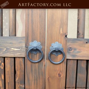 Inverted Arch Wooden Garden Gate: Handmade In Any Size Or Color