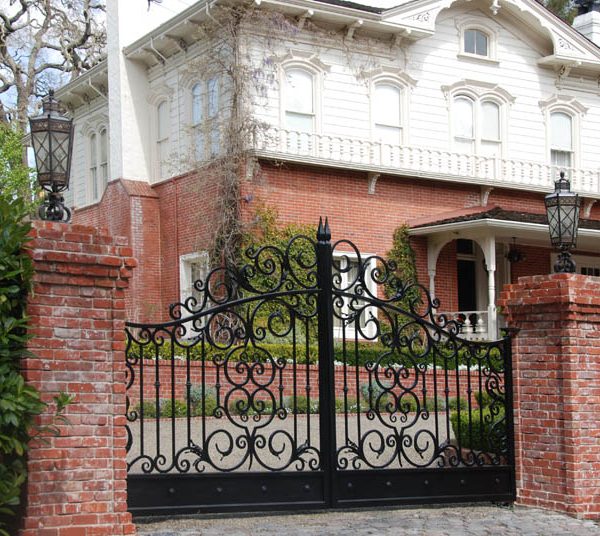 Medieval Style Driveway Gate Customer Provided Photo