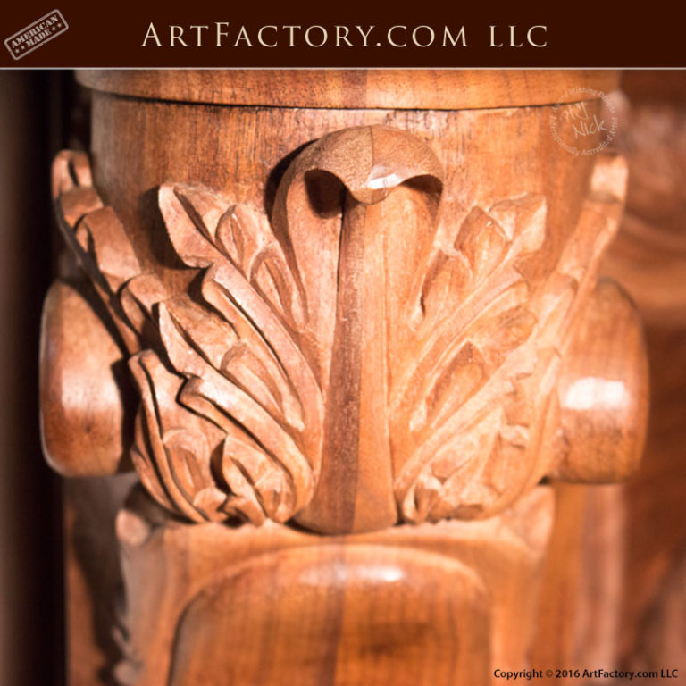 Master Hand Carved Fireplace Mantel: French Rococo Inspired Design