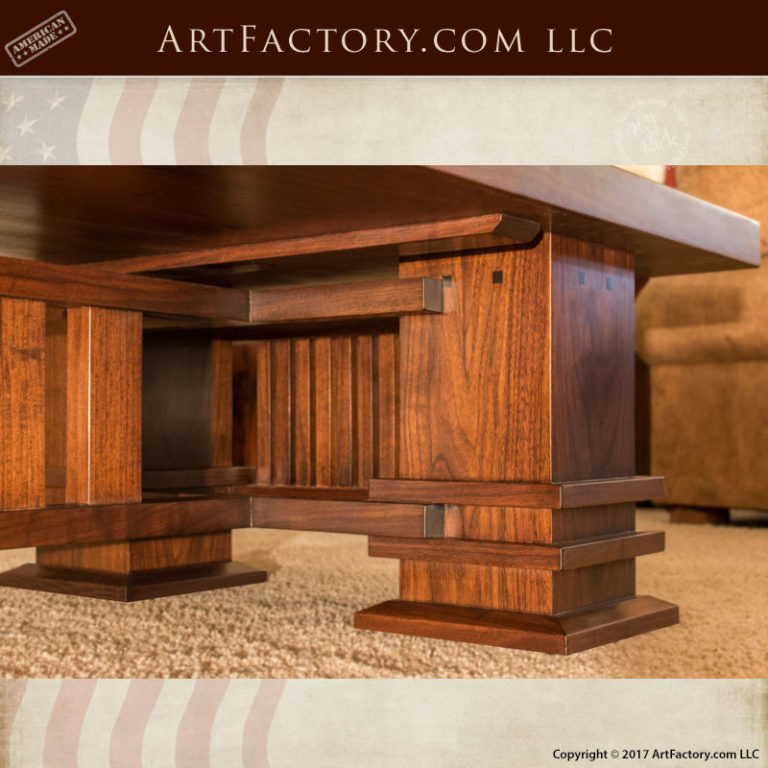 Craftsman Style Coffee Table - Frank Lloyd Wright Design