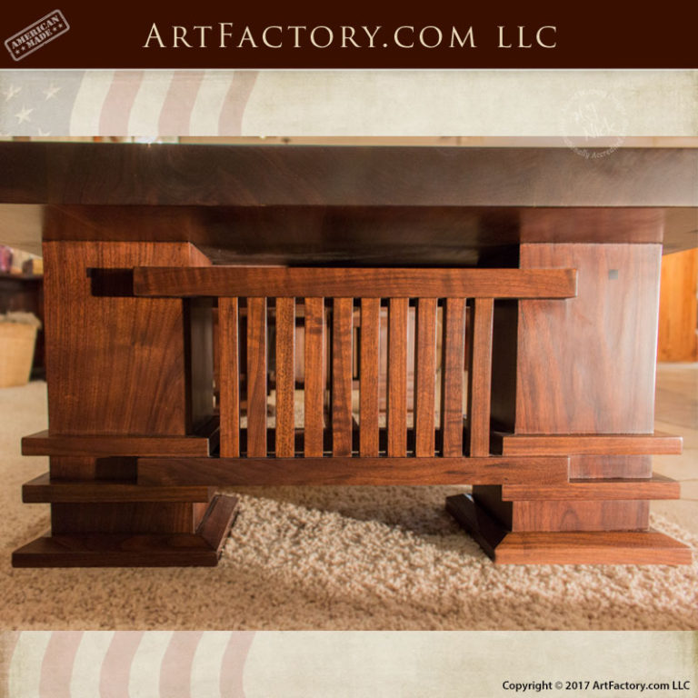 Craftsman Style Coffee Table - Frank Lloyd Wright Design