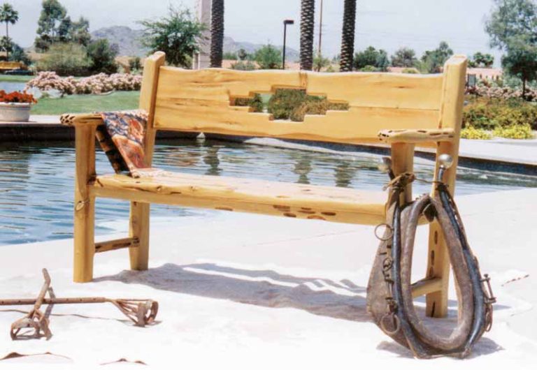 Carved Benches | Western Benches | Wood Bench